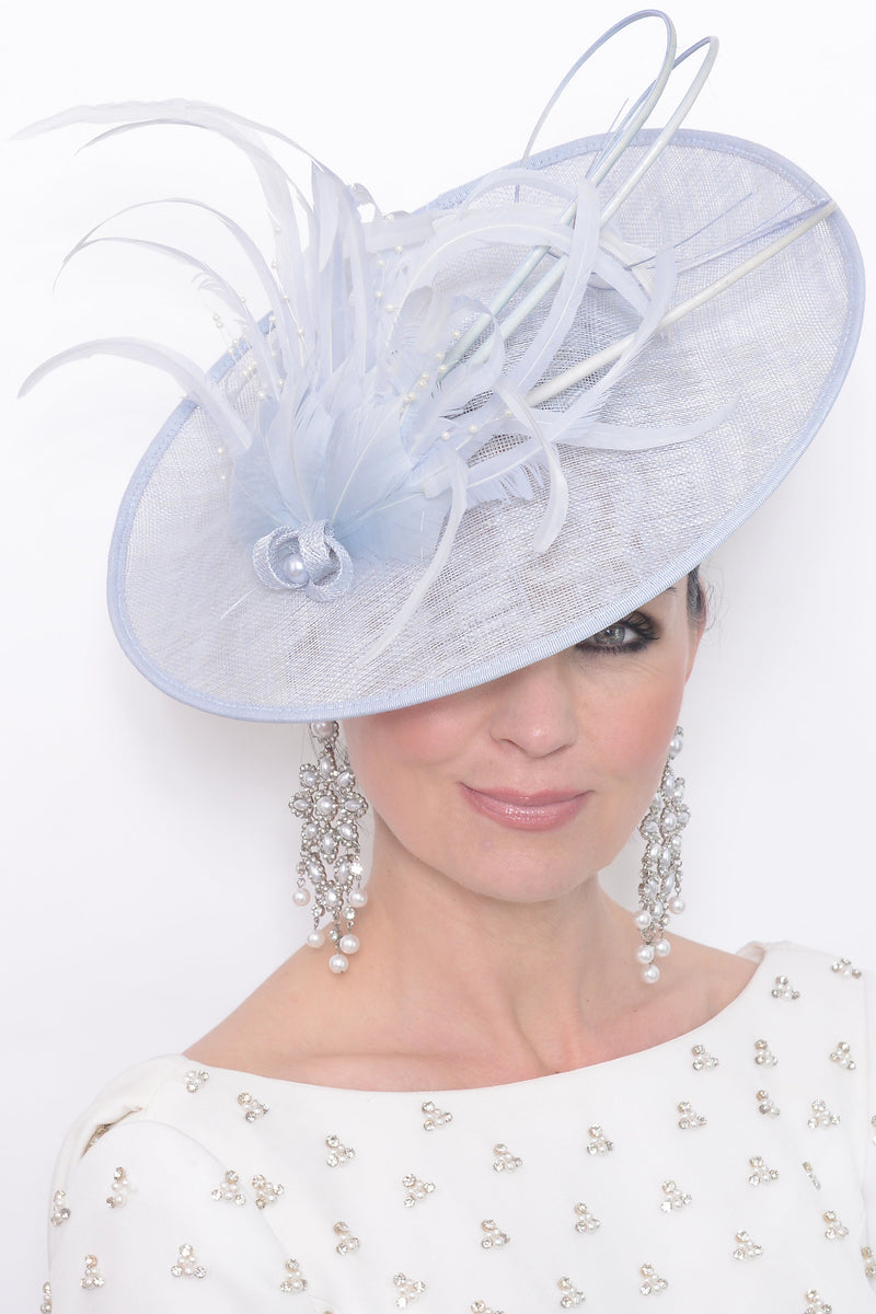 Nigel Rayment Hat - Style 44 - Powder Blue | Wedding Hat